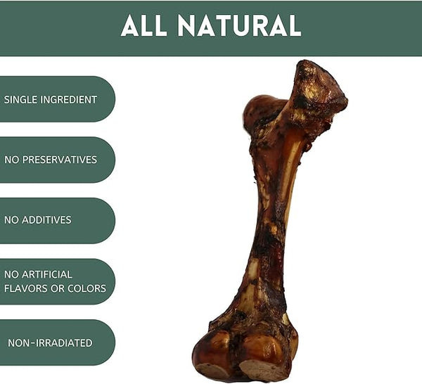 Goliath - Meaty Marrow Filled Natural Dog Bones Made in USA for Large ...